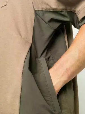 Sacai Colour-block Cotton T-shirt