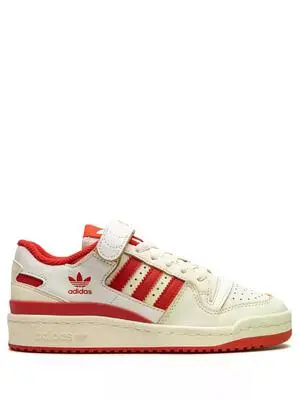 Adidas Side Stripe Leather Sneakers - Neutrals