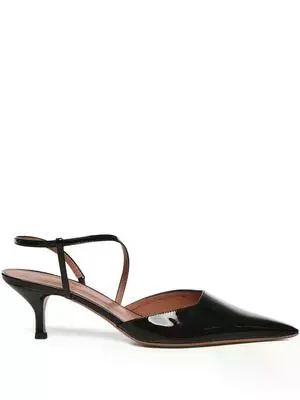 GIULIANO GALIANO Demi Pumps With Ankle Strap - Black