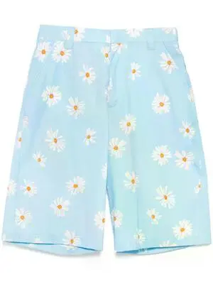 Moschino Printed Knee-length Shorts - Blue