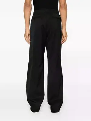 Palm Angels Drawstring-waist Wide-leg Trousers - Black