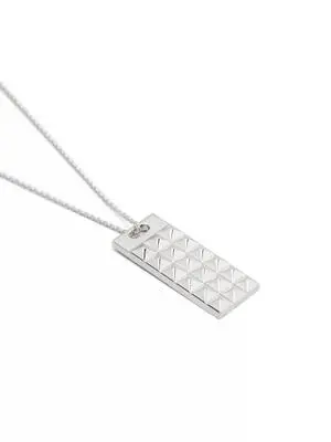Le Gramme Tone Pyramid Pendant Necklace