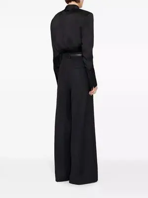 ANINE BING Josephine Silk Blend Blouse