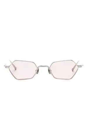 Matsuda M3138 Geometric Frame Sunglasses - Silver
