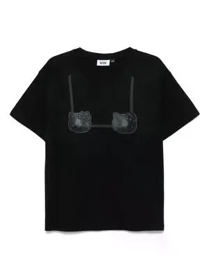 Gcds Printed T-shirt - Black