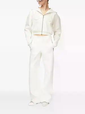 AREA Embossed Handprint Wide-leg Track Pants