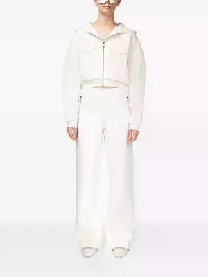 AREA Embossed Handprint Wide-leg Track Pants