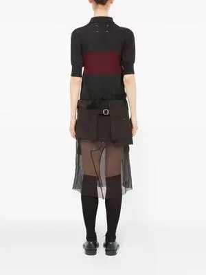 MAISON MARGIELA Cotton-wool Blend Midi Dress