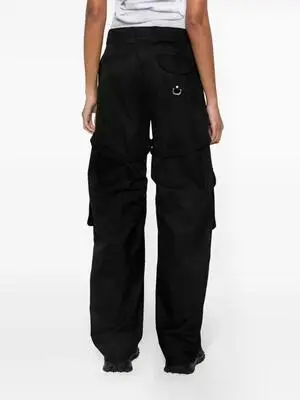 Off-White Cotton Straight-leg Cargo Trousers
