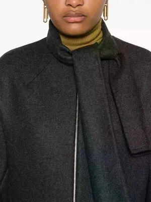 Plan C Felted Jacket With Attached Scarf