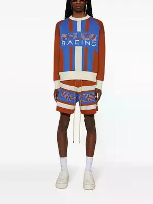 Rhude Panelled Knit Shorts