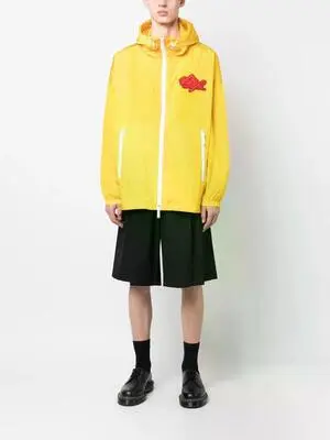 Dsquared2 Logo Patch Zip-up Hooded Jacket