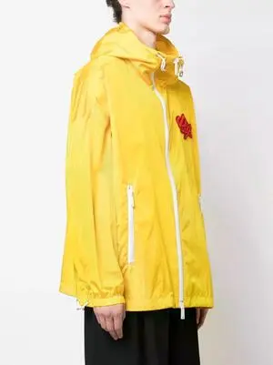Dsquared2 Logo Patch Zip-up Hooded Jacket