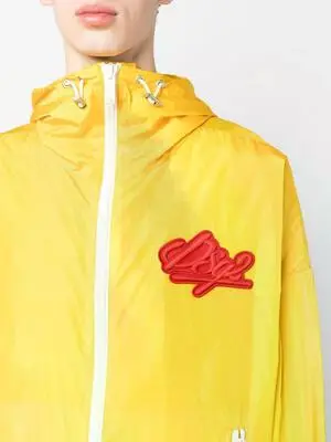 Dsquared2 Logo Patch Zip-up Hooded Jacket