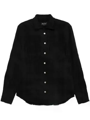 Andrea Ya'aqov Plaid-check Shirt - Black