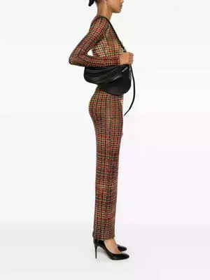 MUGLER Debossed Shoulder Bag