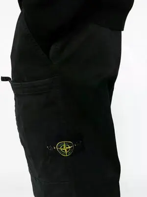 Stone Island Cotton Cargo Trousers