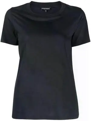 Emporio Armani Round Neck Cotton T-shirt - Blue