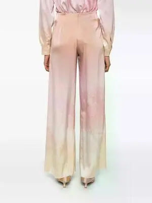 PIERRE-LOUIS MASCIA Printed Wide-leg Trousers