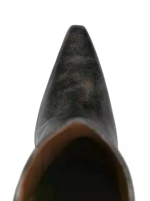 Paris Texas 90mm Pointed-toe Leather Ankle Boots