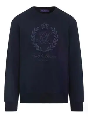 Ralph Lauren Purple Label Embroidered Logo Sweatshirt