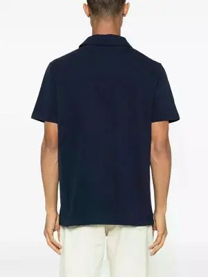 A.p.c. Logo-embroidered Cotton Polo Shirt