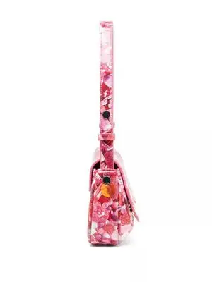 DIESEL® All-over Graphic Print Faux Leather Shoulder Bag