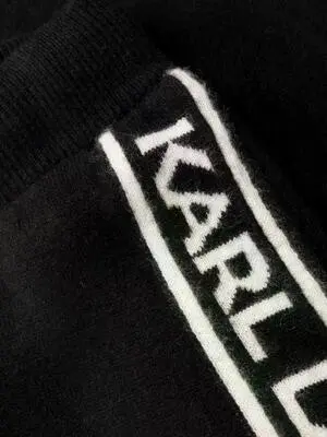 Karl Lagerfeld Cashmere Logo Trousers