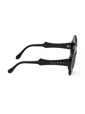 Marni Oversized Frame Sunglasses - Black