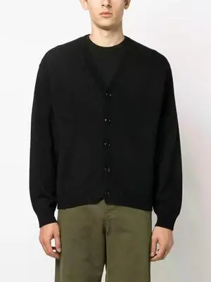 Kenzo Boke Flower Embroidered V-neck Cardigan