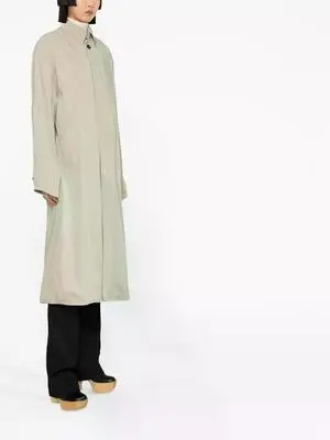 MAISON MARGIELA Peached Finish Single-breasted Trench Coat