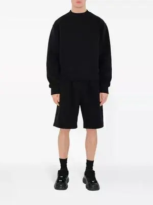 Burberry Equestrian Knight Motif Cotton Jersey Shorts