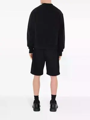 Burberry Equestrian Knight Motif Cotton Jersey Shorts