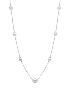 Yoko London 18kt White Gold Pearl Necklace