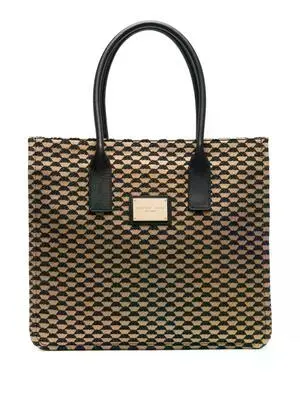 Roberto Festa Bruna Jacquard Tote Bag - Black