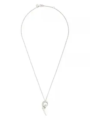 SHAUN LEANE Cherry Blossom Pendant Necklace With Pearl Detailing