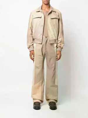 MARINE SERRE Patchwork Deadstock Leather Jacket