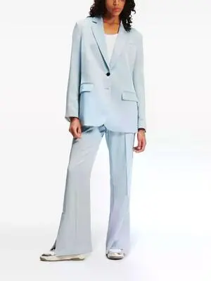 Karl Lagerfeld Single-breasted Satin Blazer