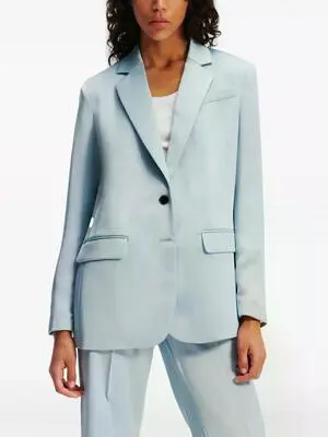 Karl Lagerfeld Single-breasted Satin Blazer
