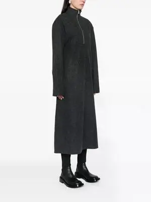 JIL SANDER Virgin Wool Midi Dress