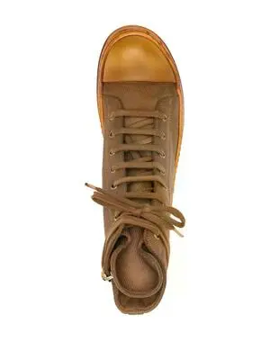 Rick Owens High-top Canvas Sneakers