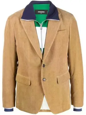 Dsquared2 Single-breasted Corduroy Blazer