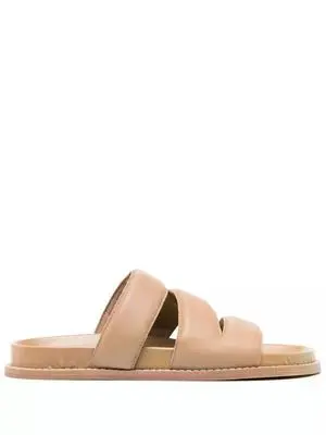 Senso Luka Leather Sandals - Brown