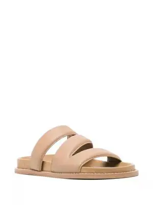 Senso Luka Leather Sandals - Brown