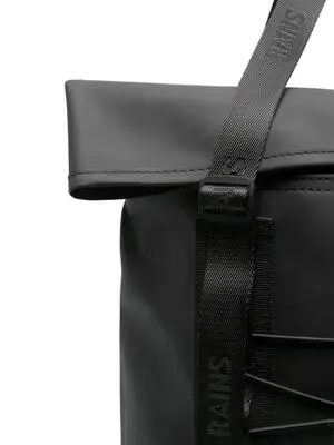 Rains Trail Rolltop Tote Bag - Black