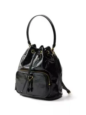 Prada Duet Bucket Bag - Black