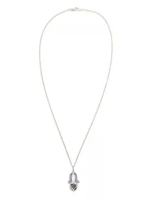 CAPSULE ELEVEN Sterling Crystal Pendant Necklace - Silver
