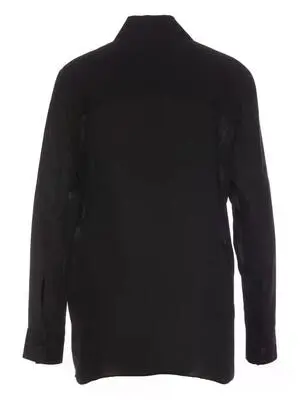 Khaite Luka Silk Georgette Ruffled Shirt
