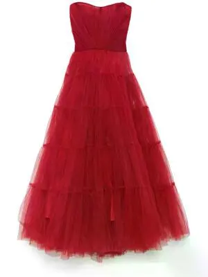 ANA RADU Tulle Maxi Dress