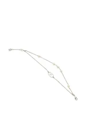 Valentino Garavani Vlogo Signature Pearl Embellished Bracelet
